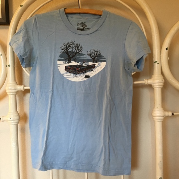 Threadless | Tops | Threadless Lost A Wheel Tshirt | Poshmark